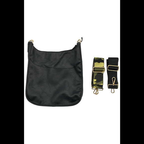 Ahdorned | Bags | Ahdorned Large Faux Leather Crossbody With Extra ...